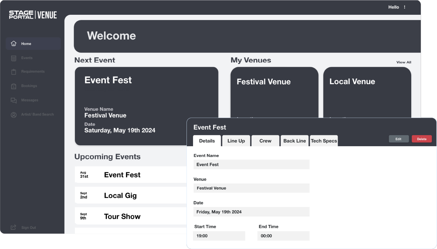 Stage Portal | Standardise, Streamline and Automate your event management